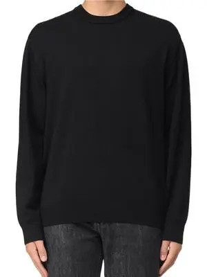 Armani Exchange Long-sleeved Knitted Shirt - Black