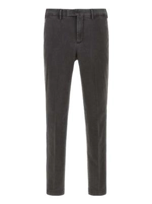 PT TORINO Tailored Trousers With Belt Loops - Black