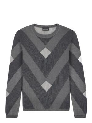 Emporio Armani Crew Neck Pullover - Blue
