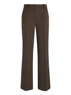 P.a.r.o.s.h Pressed Crease Wide-leg Trousers - No