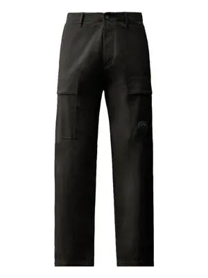 C.P. COMPANY Stretch Sateen Regular Fit Cargo Pants - Black
