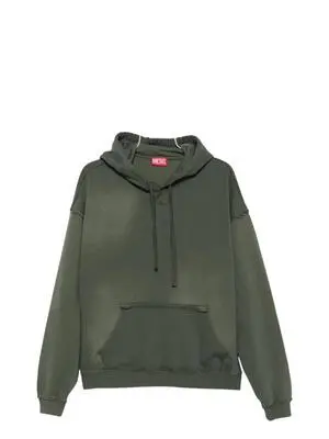 DIESEL® Logo-embroidered Hoodie - Black