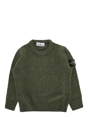Stone Island Long-sleeved Crew Neck Sweater - Green