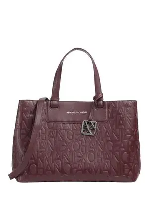 Armani Exchange Logo-debossed Tote Bag - Red