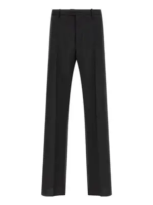 JIL SANDER Straight Leg Trousers - Black
