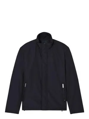 Armani Exchange Full Zip Technical Fabric Jacket - Black