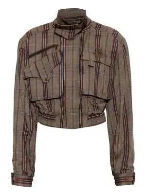 VIVIENNE WESTWOOD Vivienne Westwood Cropped Check Jacket