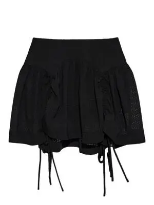 ALLSAINTS Tie-detailed Pleated Midi Skirt - Black