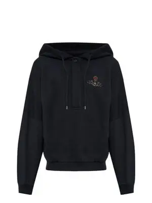 VIVIENNE WESTWOOD Drawstring Hooded Sweatshirt - Navy