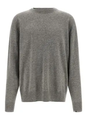 Extreme Cashmere Long-sleeved Crew Neck Sweater - Grey