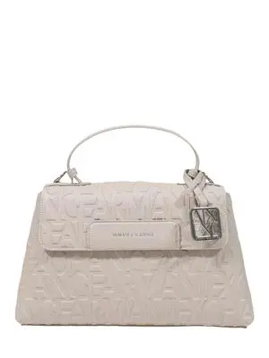Armani Exchange Flap Shoulder Bag With Embossed Logo - No