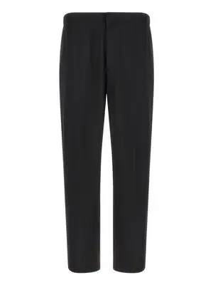 LARDINI Straight-leg Casual Trousers - Black