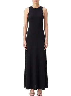 SAINT LAURENT SAINT LAURENT Black Viscose Dress