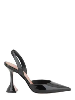 Amina Muaddi Holli Patent Leather Slingback Pumps - Multicolor