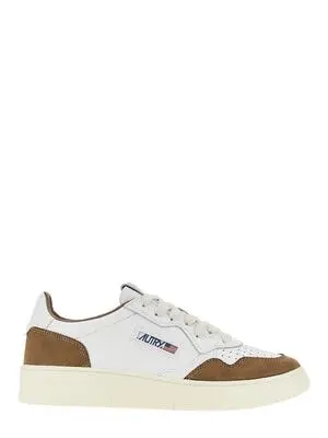 AUTRY Medalist Low Leather Sneakers - White