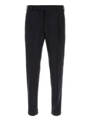 PT TORINO PT TORINO Midnight Stretch Wool Blend Pant Blue