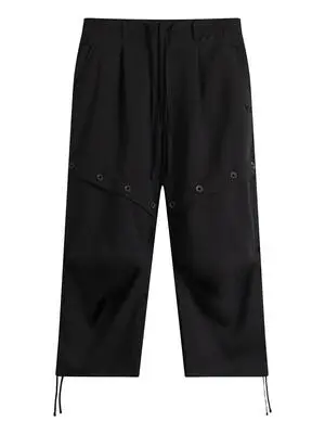 Y3 Button Detailed Cargo Pants - Black