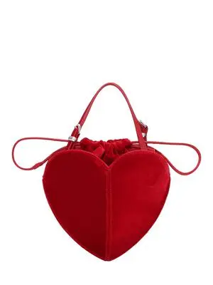ROTATE BY BIRGER CHRISTENSEN Velvet Heart Bag - Rosso