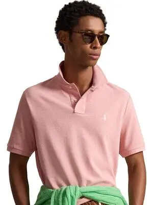 Ralph Lauren The Iconic Classic Fit Mesh Polo - Salsa Heather