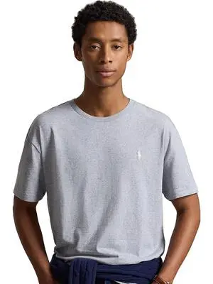 Ralph Lauren Classic Fit Jersey Crewneck T-shirt Cloud Heather