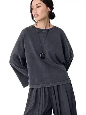Free People We The Free Atlas Dolman Long Sleeve Top - Black