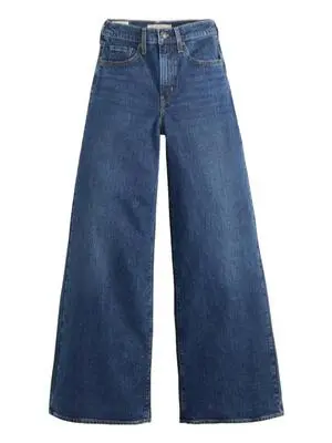 LEVI'S 728 High Rise Wide Leg Jeans - Blue