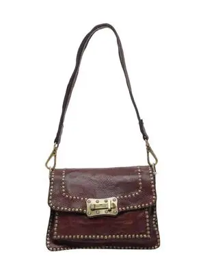 CAMPOMAGGI Agnese Studded Shoulder Bag - Black