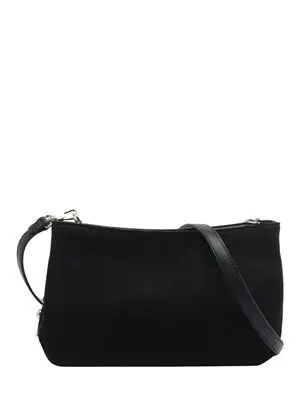 Liu Jo Zippered Shoulder Bag With Detachable Strap - Black