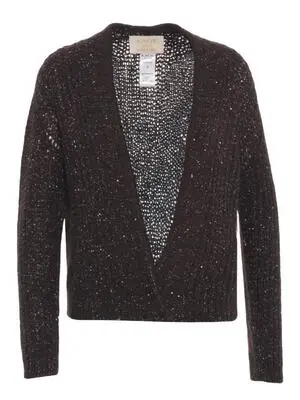 KAOS Long-sleeved Knitted Cardigan - Moro