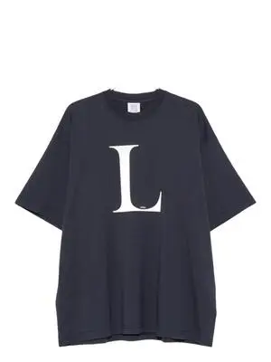 Vetements Logo-print T-shirt - Navy