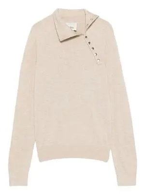 ISABEL MARANT ÉTOILE Isabel Marant Etoile Long-Sleeved Knitwear With Diagonal Button Closure
