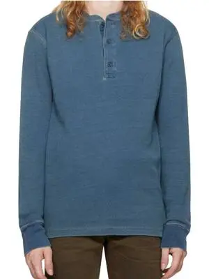 Ralph Lauren Button-plaquet Knitted T-shirt - Blue