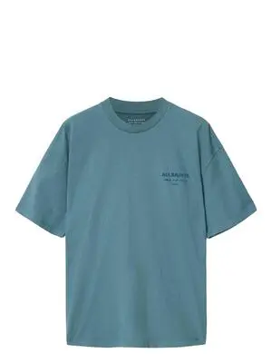 ALLSAINTS Organic Cotton Xander T-shirt - Blue