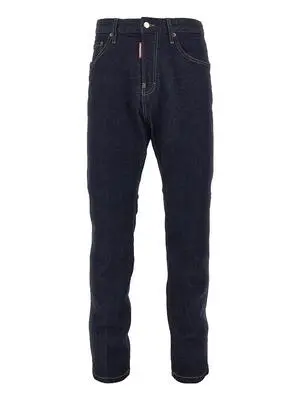 Dsquared2 Dark Wash "642" Jeans - Blue