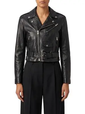 Saint Laurent Double-breasted Virgin Wool Blazer - Black