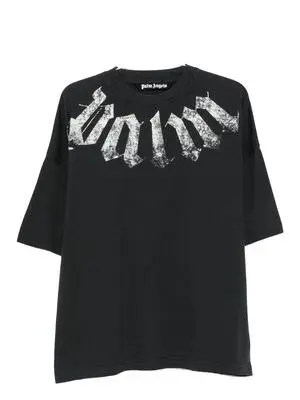 Palm Angels Logo Cototn T-shirt - Multicolor