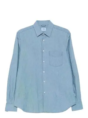 Aspesi Chest-pocket Long-sleeve Shirt - Blue