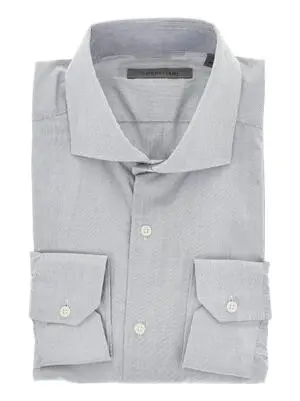 CORNELIANI Mini-check Cotton Shirt
