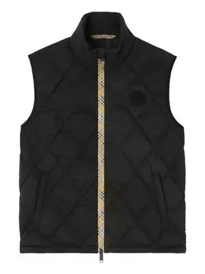 Burberry Acresford Packable Quilted Nylon Gilet - Black