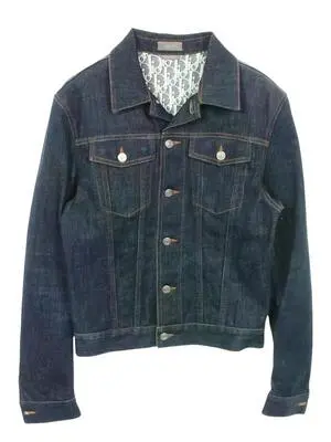 Dior 2000s Oblique Denim Jacket - Blue