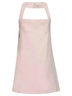 ALINA Crystal-embellished Cut-out Mini Dress - Pink