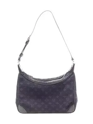 LOUIS VUITTON Louis Vuitton Monogram Little Boulogne Handbag Black