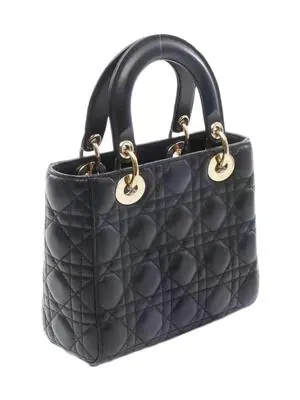 Dior Lady Tote Bag - Black