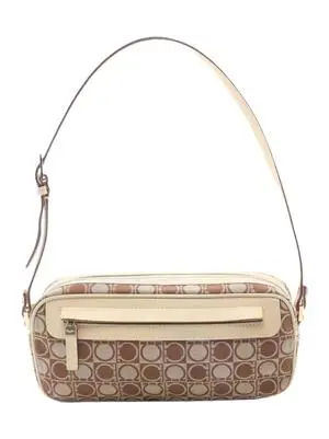 SALVATORE FERRAGAMO Ferragamo Gancini Print Shoulder Bag
