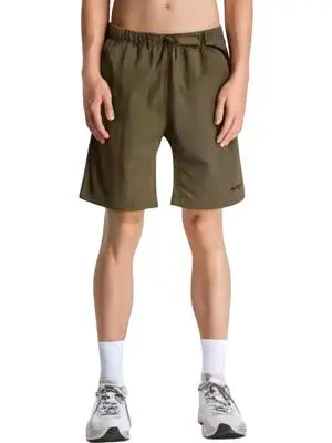Gramicci Packable Shorts With Integrated Belt - Green