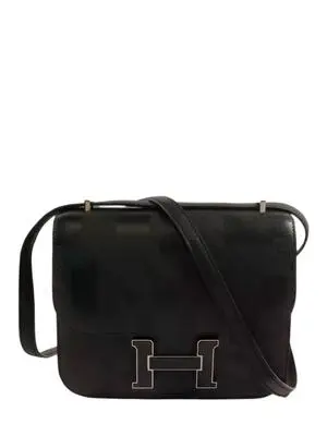 Hermès Mini Constance Shoulder Bag - Black