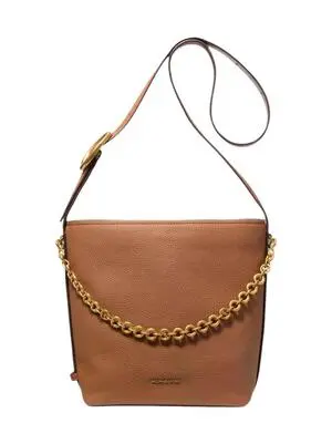 Michael Kors Nolita Small Leather Bucket Tote - Brown
