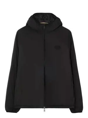 Burberry Packable Nylon Dunwich Hooded Jacket - Black