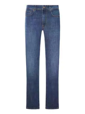 Incotex Five-pocket Straight-leg Jeans - Blue