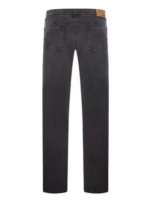 Incotex Five-pocket Straight-leg Jeans - Grey